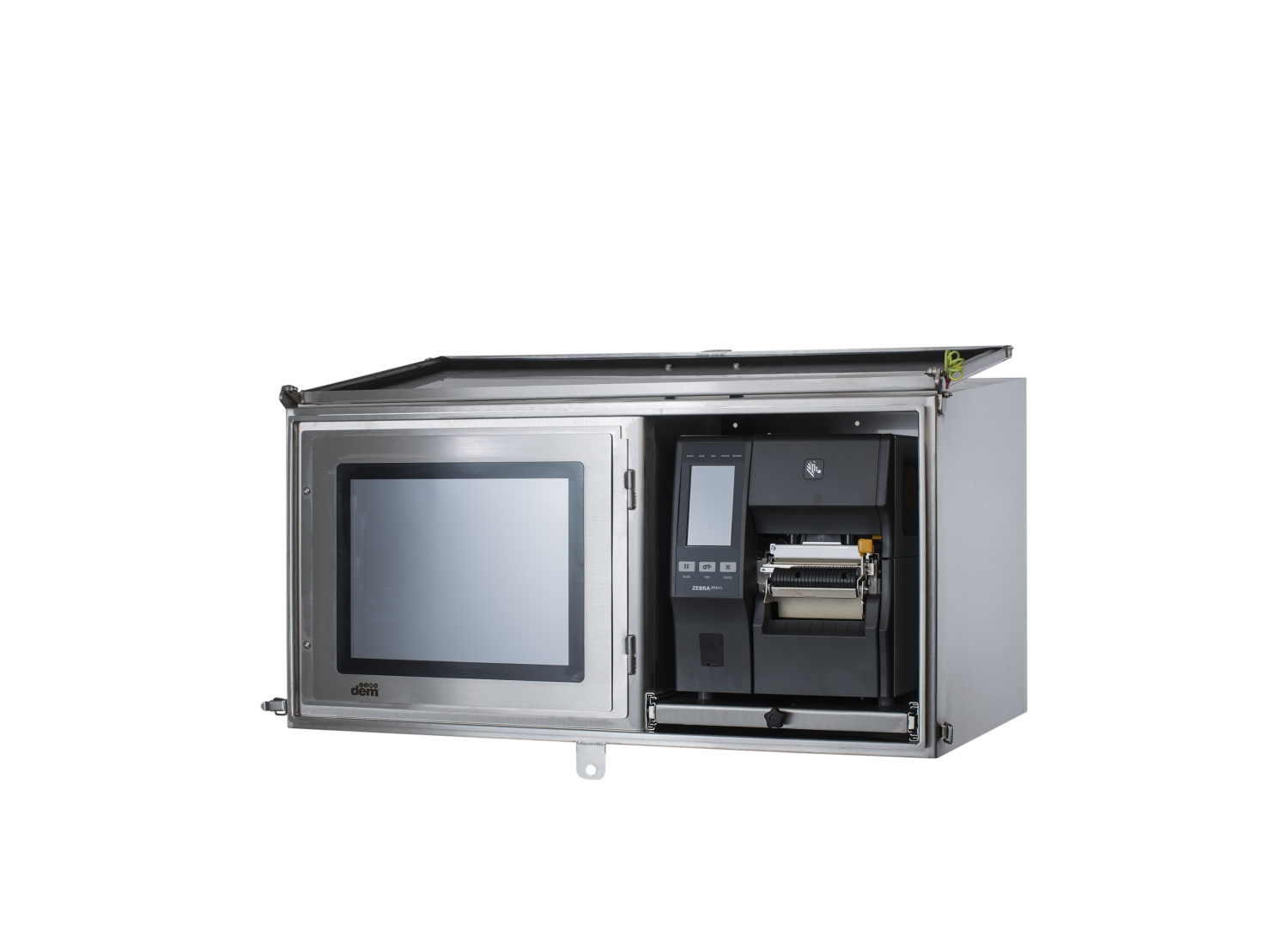 Touchscreen PC and Printer Enclosure | Steel Enclosure | Protective Cabinet