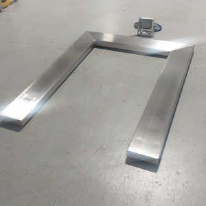 Stainless Steel U-Shape Pallet Scale | Pallet Weighing Scale
